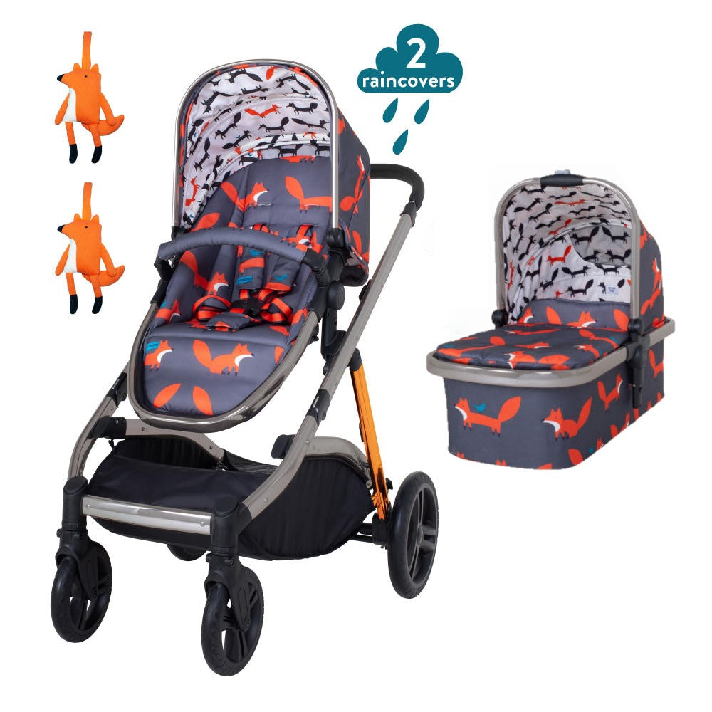 Wow XL Pram & Pushchair Charcoal Mister Fox – Cosatto Store