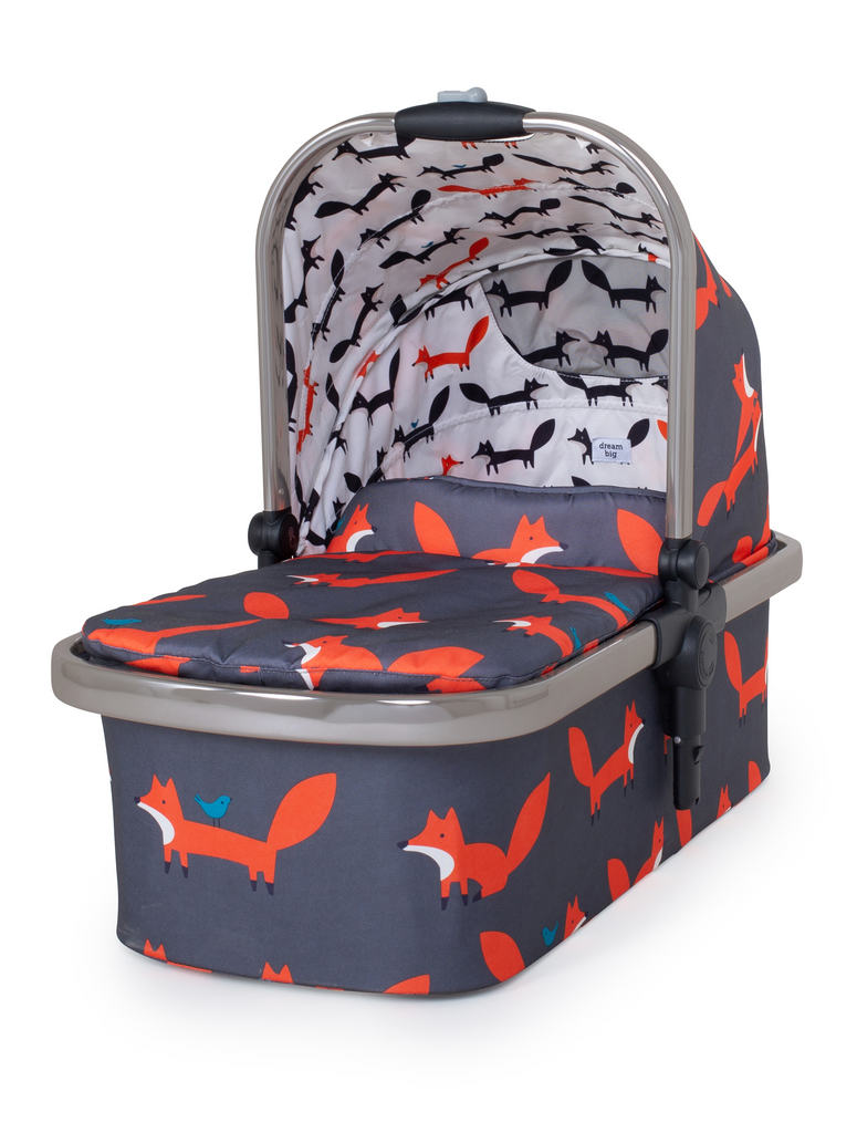 Wow XL Carrycot Charcoal Mister Fox – Cosatto Store